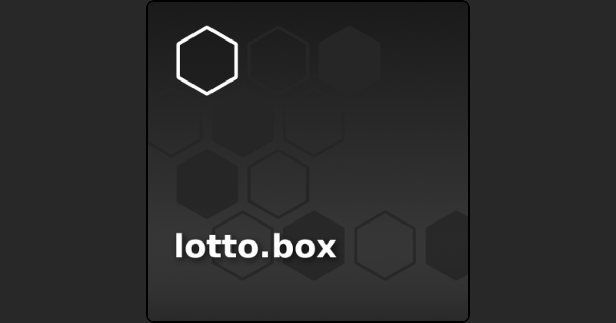 lotto.box - Profile | .box